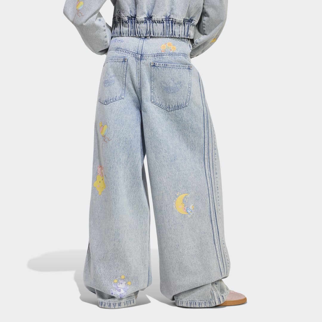 ADIDAS ADIDAS Care Bears High Rise Wide Leg Denim Pant